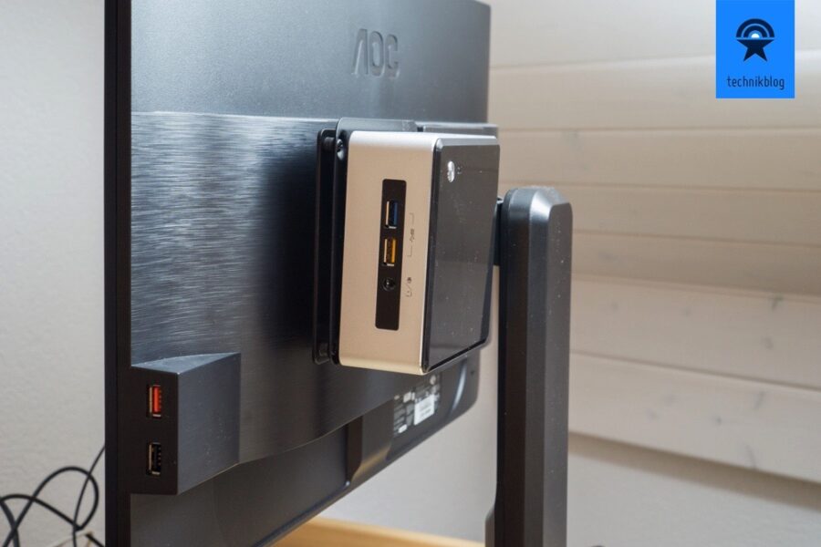 Intel NUC mit VESA Mount Erweiterung am Monitor befestigen - Technikblog