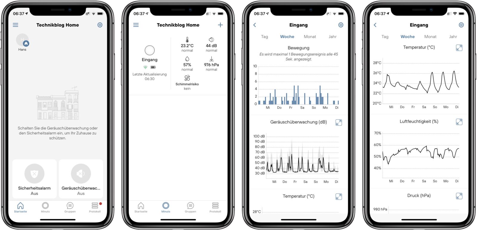 Minut im Test: Smart Home Sensor mit Überwachungsfunktion - Technikblog