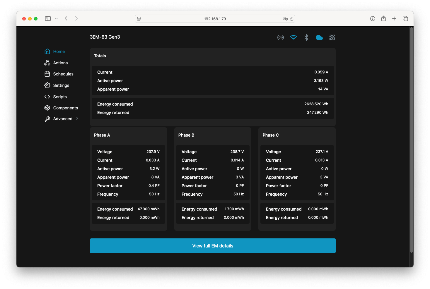 Das neue Shelly 3EM-63T Gen3 im Test - Technikblog